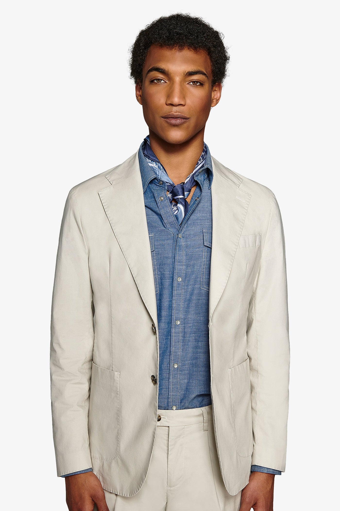 Ice paratroopers canvas suit blazer