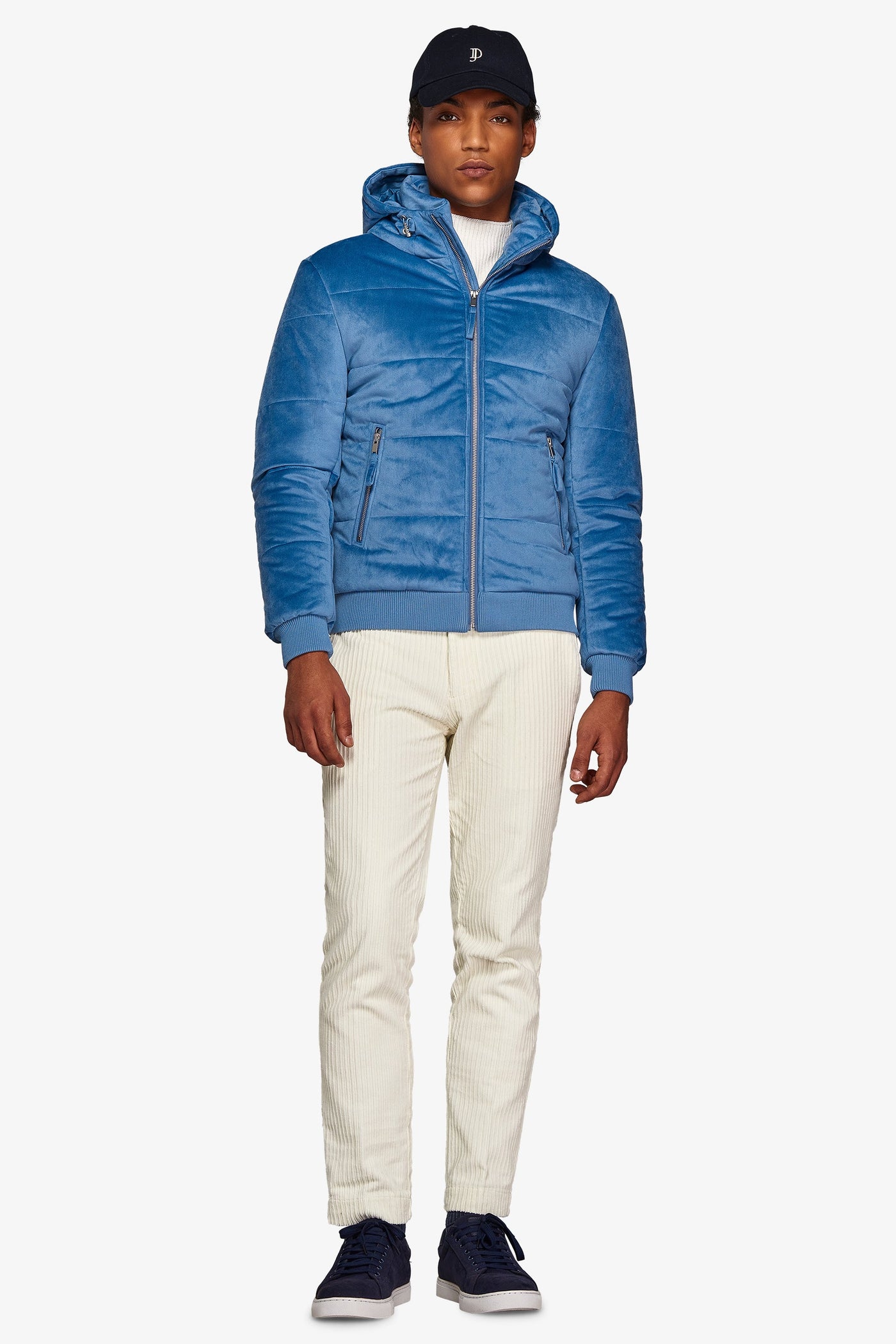 Light blue Puffy down jacket